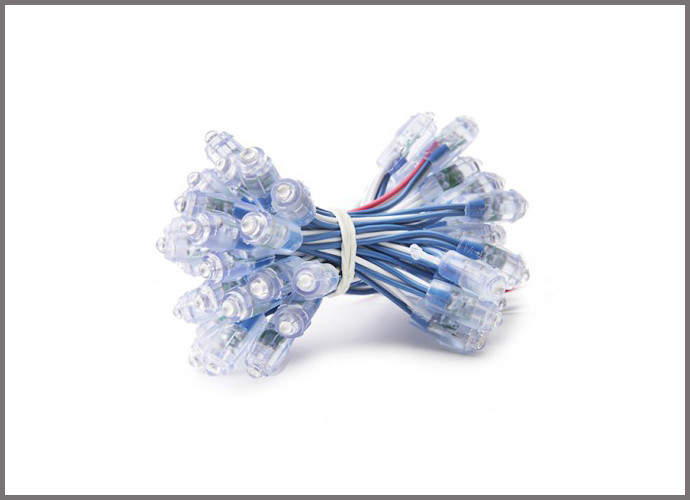 9mm Mini Led Bulb Light 5V Blue Pixel Light 50pcs/String For Shop ...