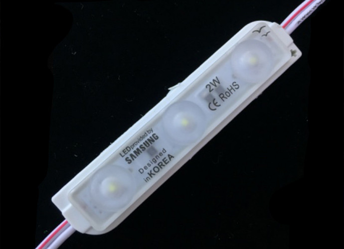AC 110V/220V led smd 2835 3 LED 2W Super Bright Injection LED Module ...