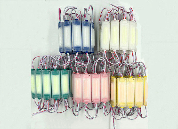 High Power 12V 2W 220lm LED COB Module Backlight Injection Red Green ...