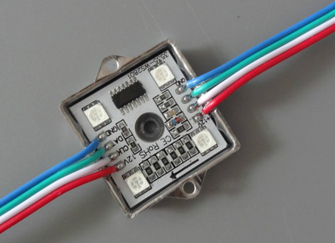 Waterproof 4leds SMD5050 RGB Pixel Led Module 6803 DC12V Advertising ...