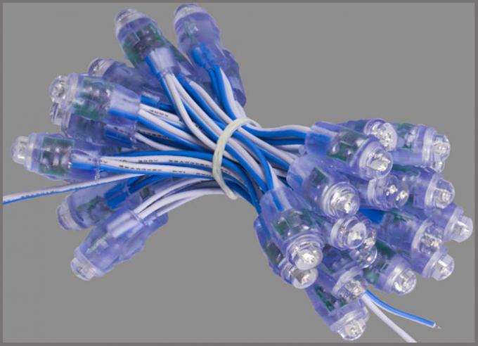 9mm Mini Led Bulb Light 5V Blue Pixel Light 50pcs/String For Shop ...