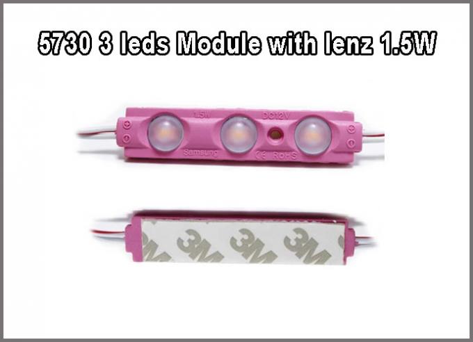 5730 1.5W Injection SMD Led Module with 160degree lenz for Light Box
